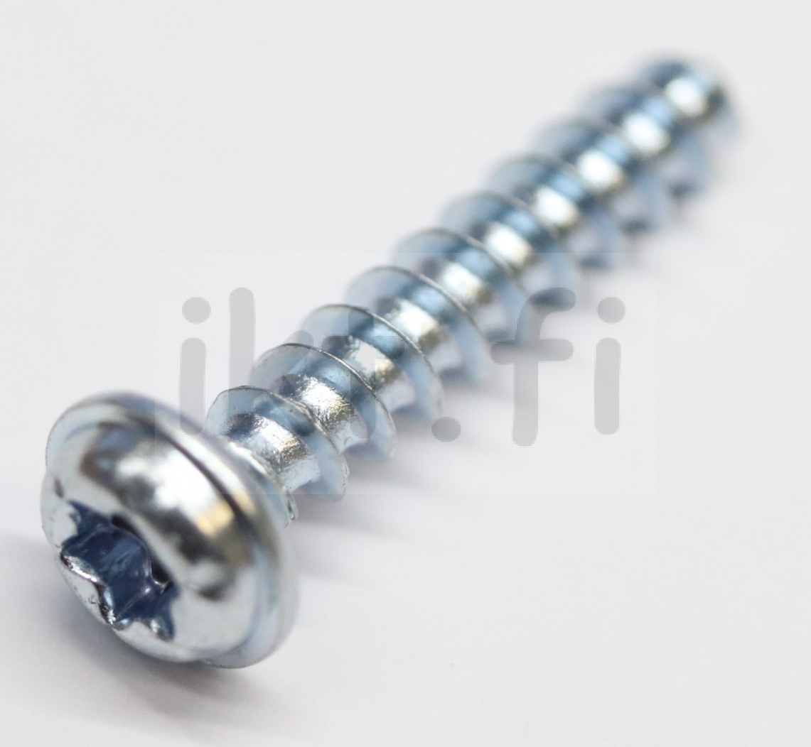 Torx ruuvi muoviin 3,5x20mm Itsekierteyttävä, tylppäkärkinen ...